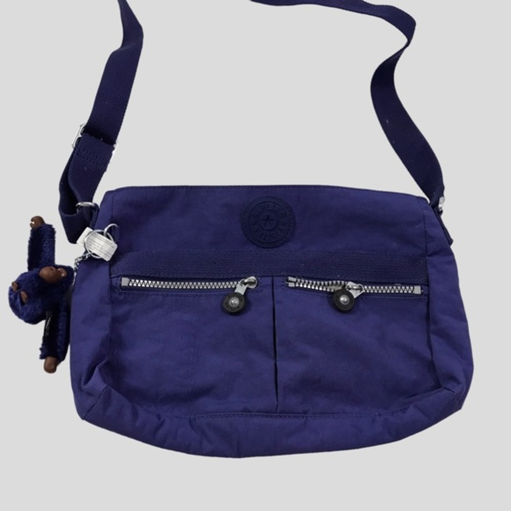 Kipling Purple Crossbody Bag , Medium Size - Gem